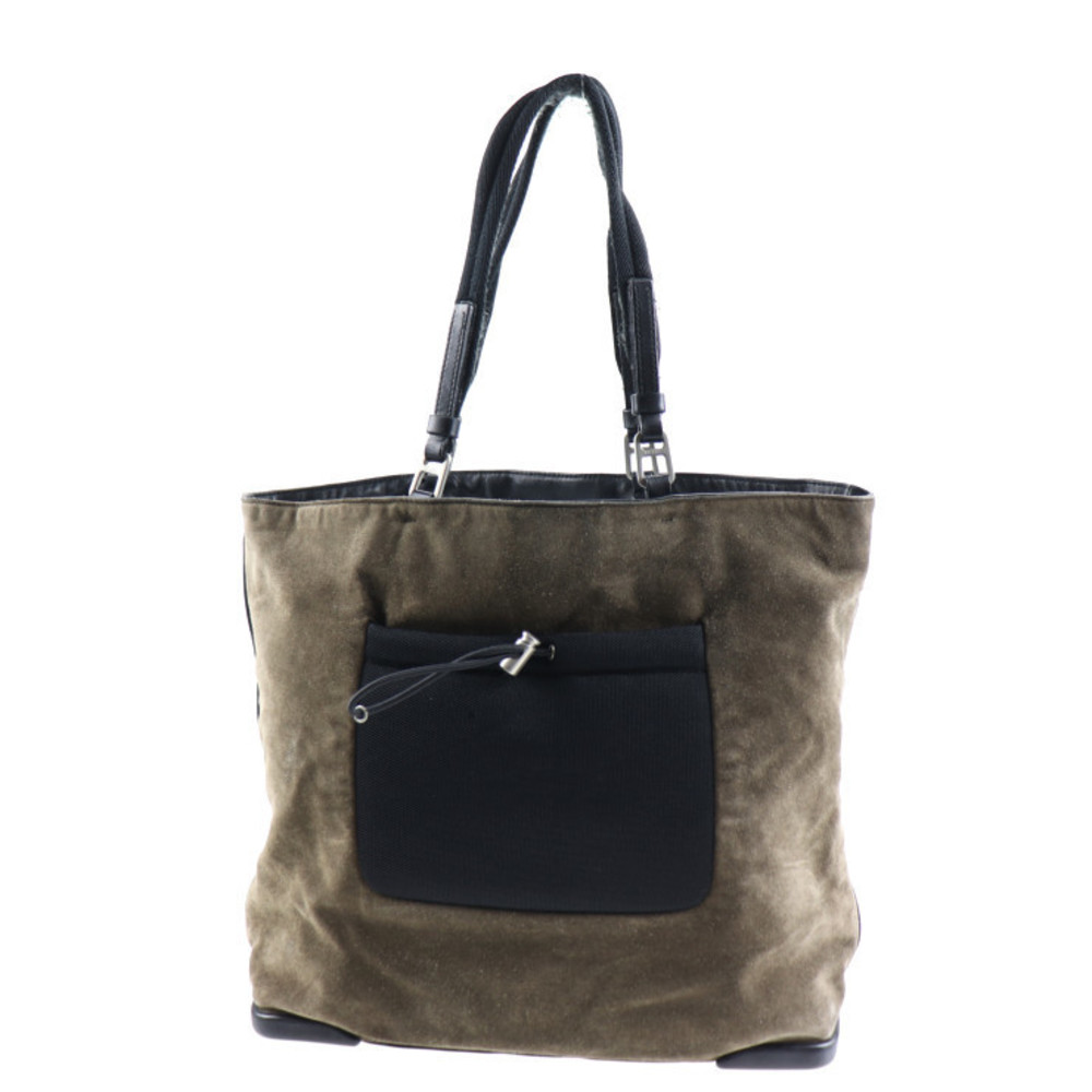 Prada Suede Bag Tundra Black - Gem